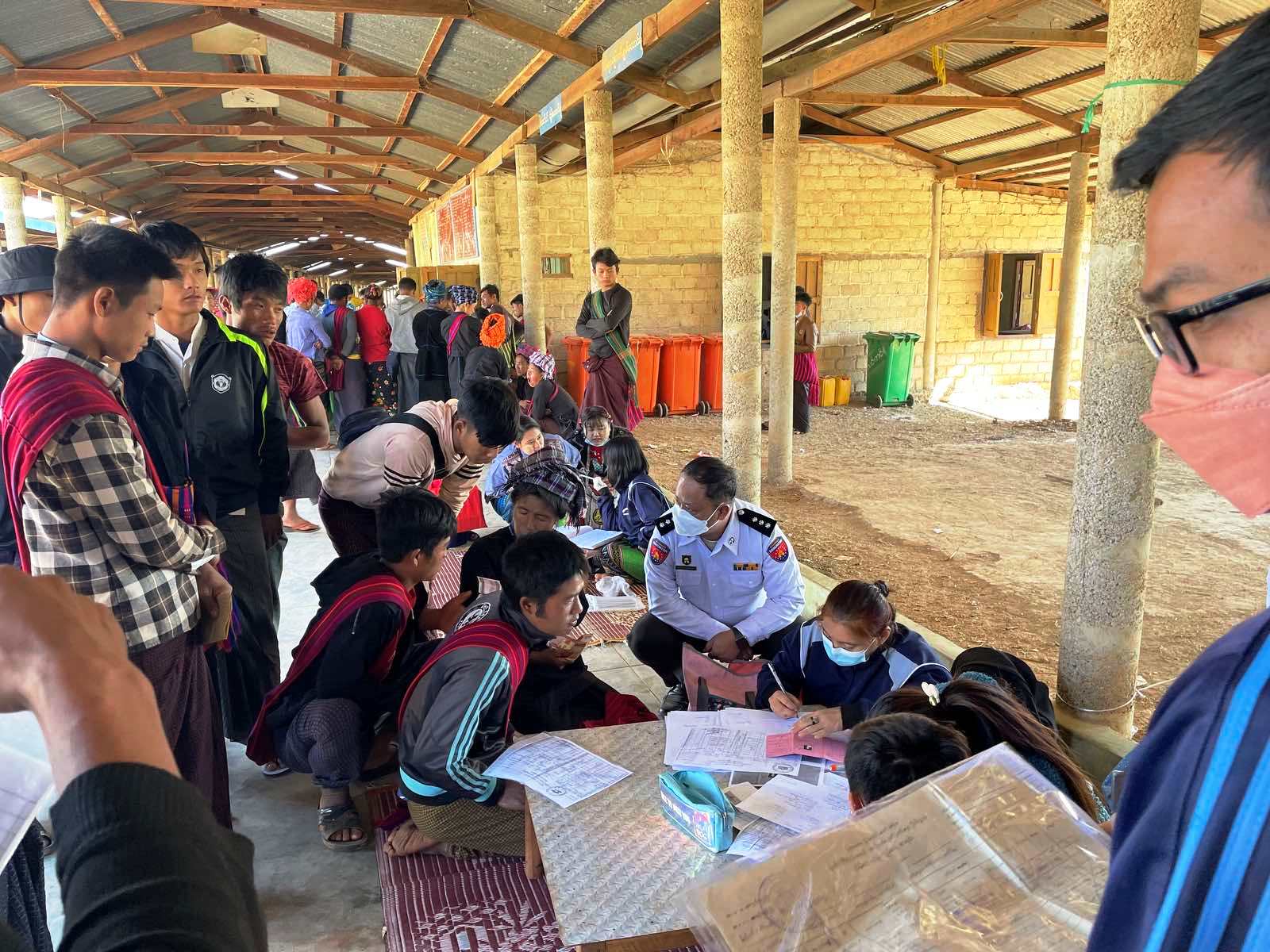 ညောင်ရွှေမြို့နယ်၊ တောင်တိုကျေးရွာအုပ်စု၌ ပန်းခင်းစီမံချက်ဖြင့် ကွင်းဆင